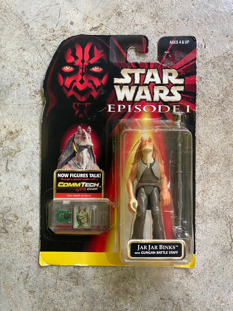 Vintage 90s Star Wars Episode 1 Jar Jar Binks, Hobbies & Toys, Toys ...