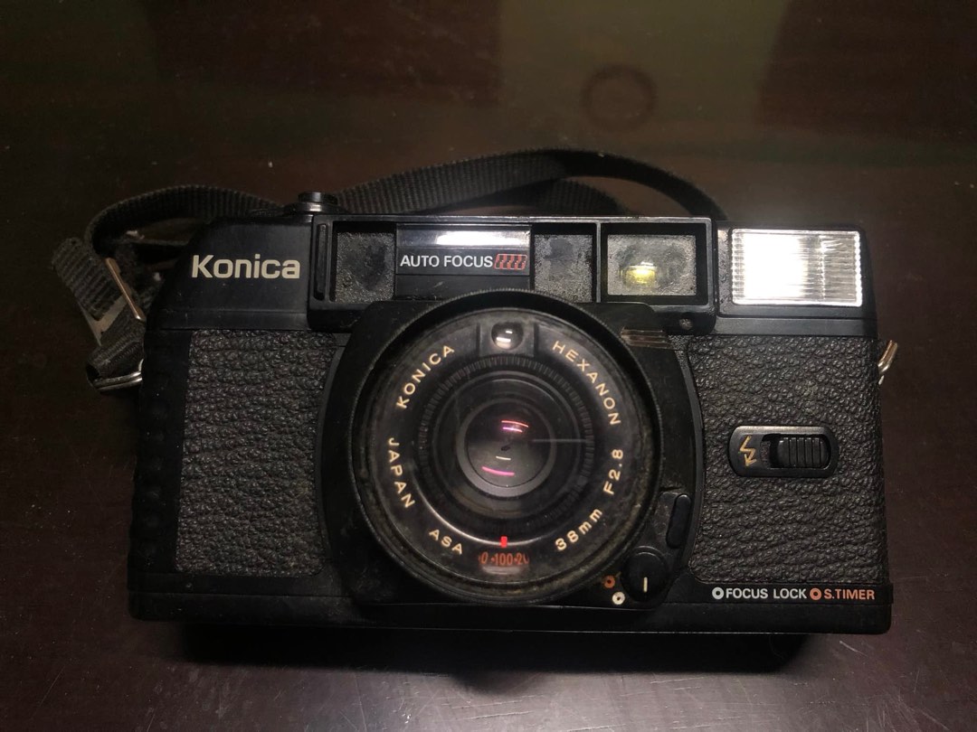 Vintage Konica Film Camera, Photography, Cameras on Carousell