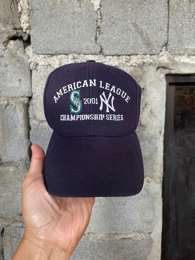 Vintage Mariners vs Yankees championship velcro cap by Twins, Men's ...