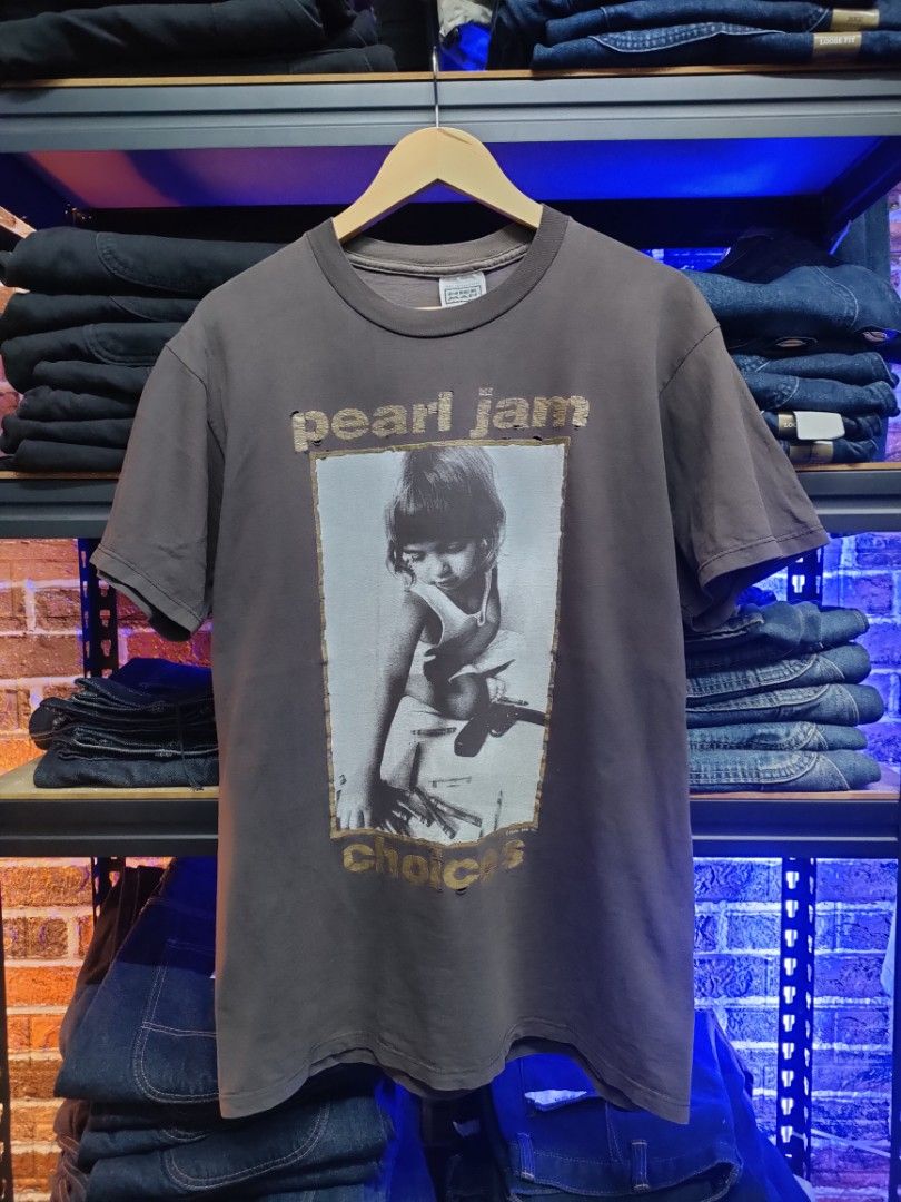 Vintage Pearl Jam Choice, Men's Fashion, Tops & Sets, Tshirts & Polo ...