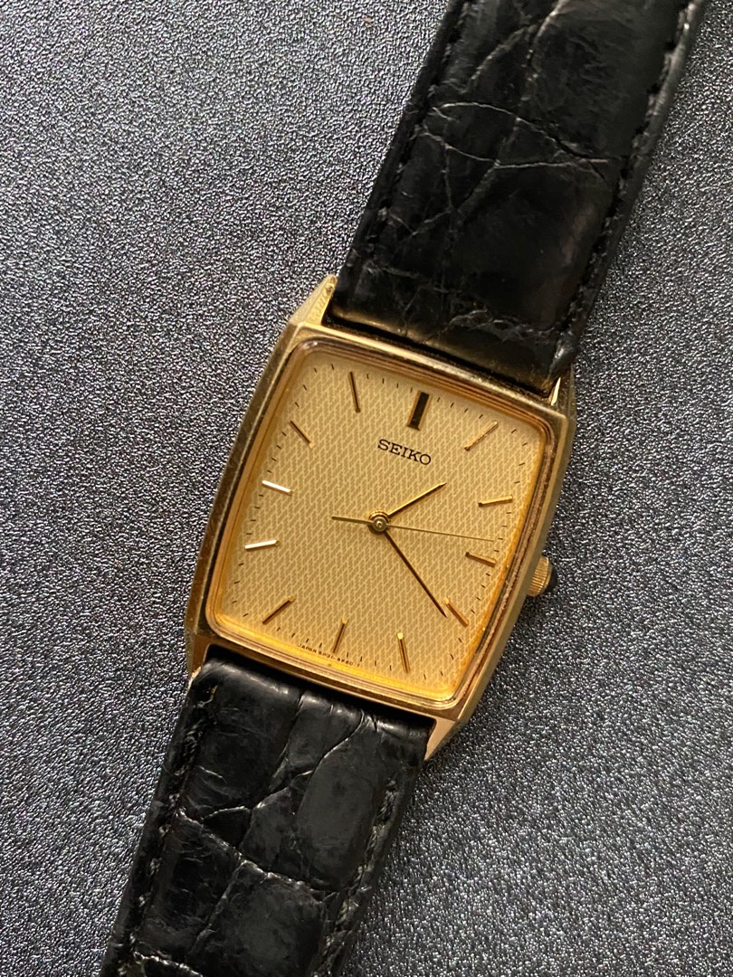 Vintage Seiko Unique Dial Tank Watch, Men's Fashion, Watches ...