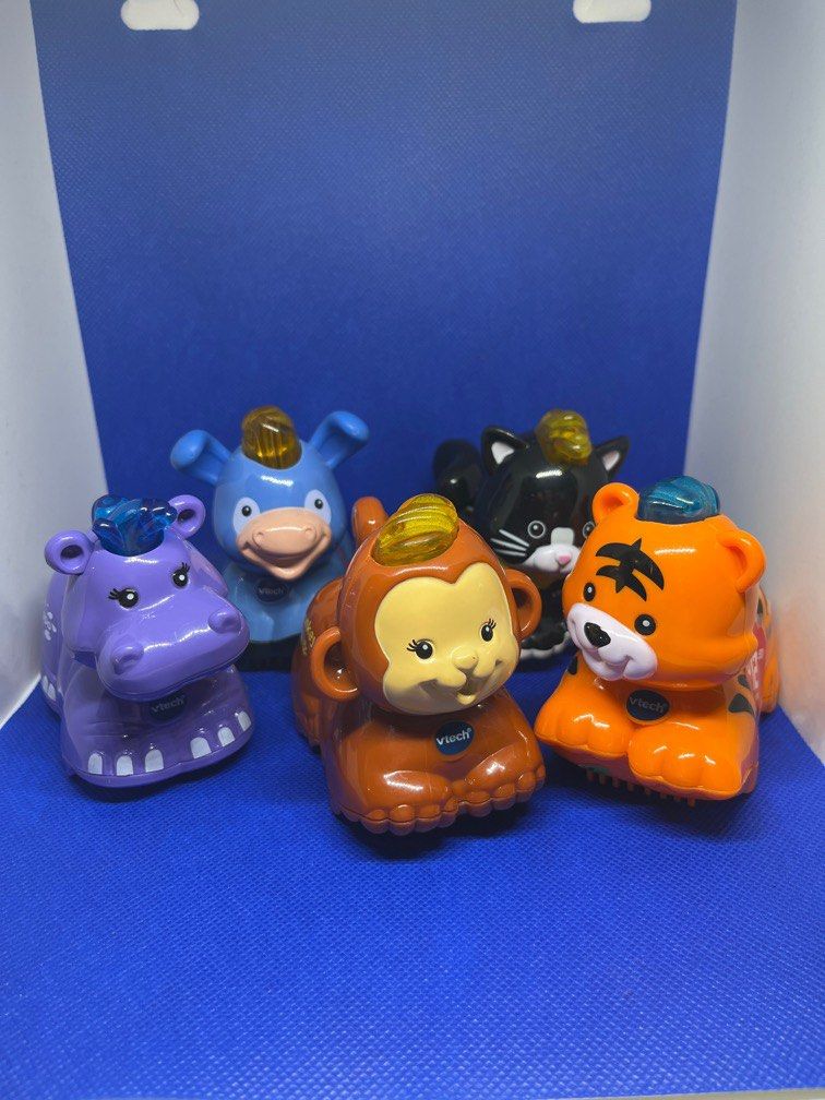 Vtech Animal Toot toot Tiger Cat Donkey Hippo Monkey, Hobbies & Toys ...