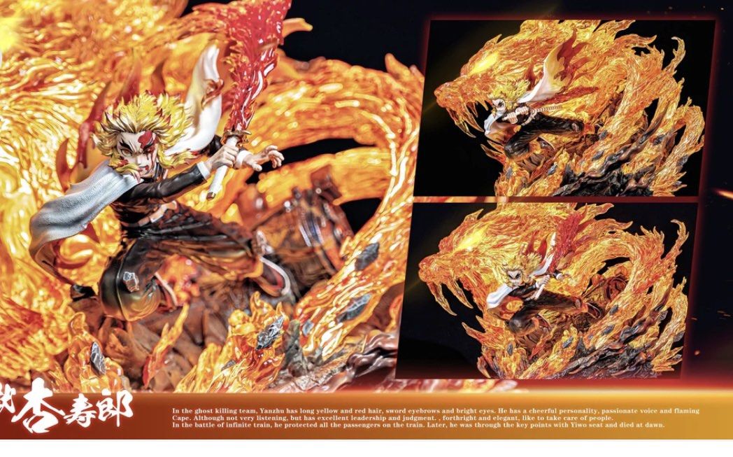 WTB Fantasy Studio - Rengoku Kyojuro, Hobbies & Toys, Toys & Games on ...