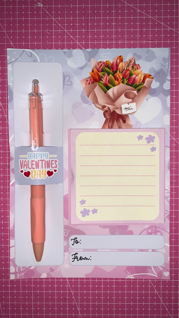 2in1 Pen & Notepad Set, Hobbies & Toys, Stationary & Craft, Handmade ...