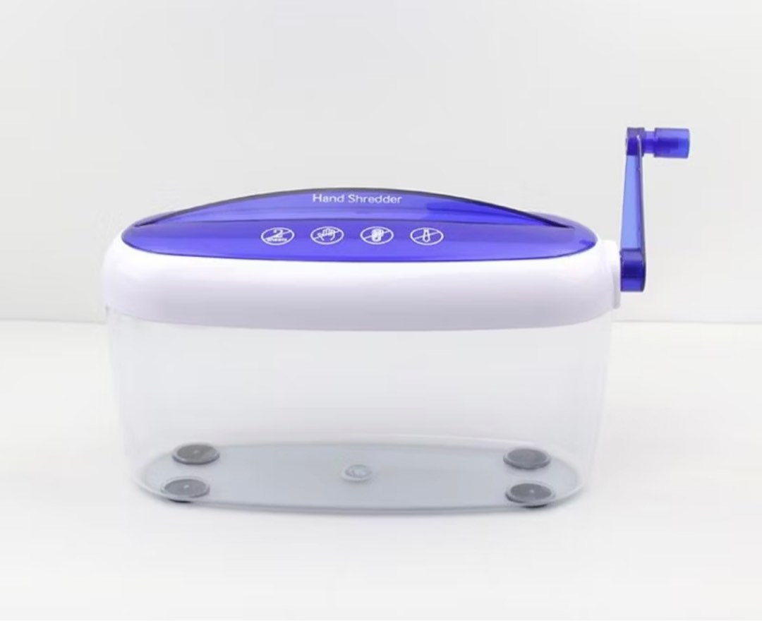 A4 Office/School Paper Shredder (Blue), Hobbies & Toys, Stationary ...
