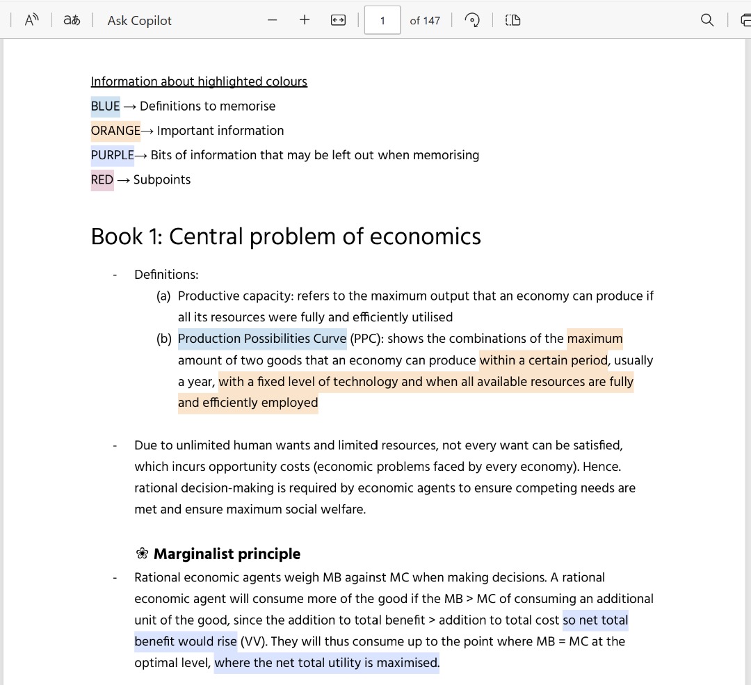 A LEVEL ECONOMICS NOTES (SOFTCOPY) [SYLLABUS: 9570], Hobbies & Toys ...