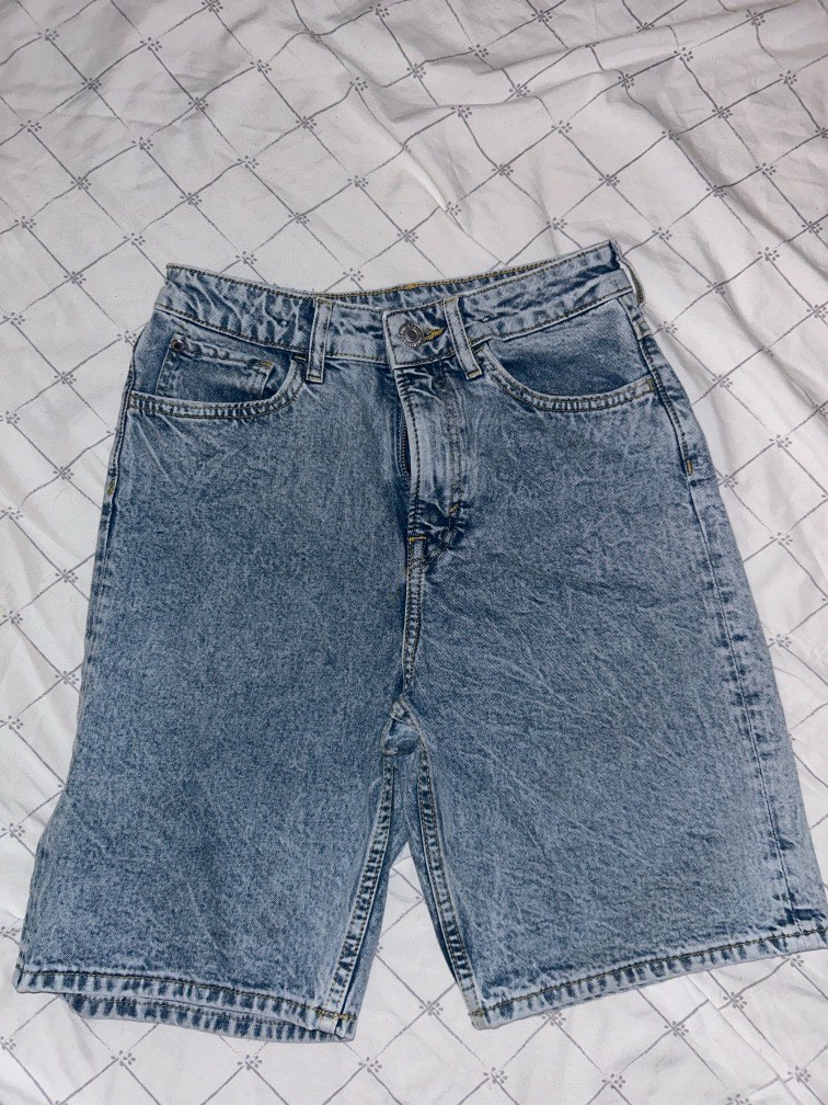 acid wash jorts, Women's Fashion, Bottoms, Shorts on Carousell