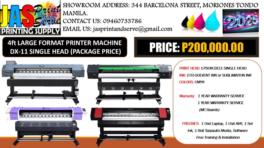 Advertising 4ft Package Price: Tarpaulin Printer Machine/Sublimation ...