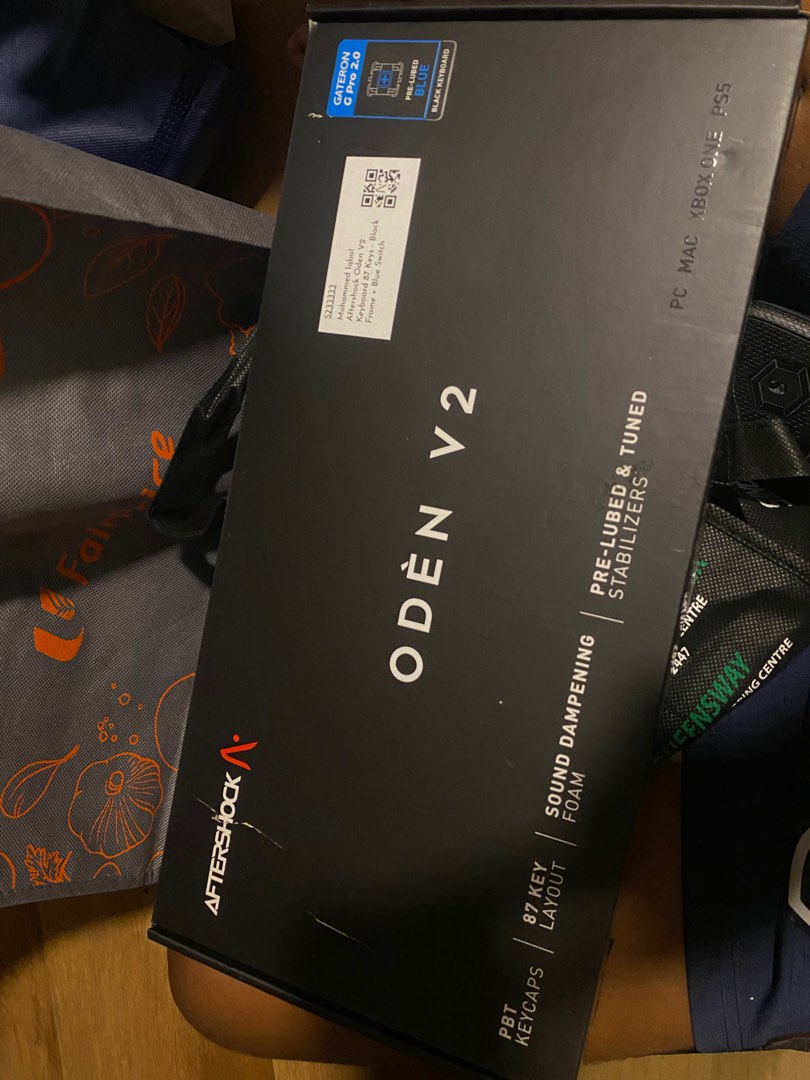 AFTERSHOCK Oden V2 RGB gaming keyboard, Computers & Tech, Parts ...