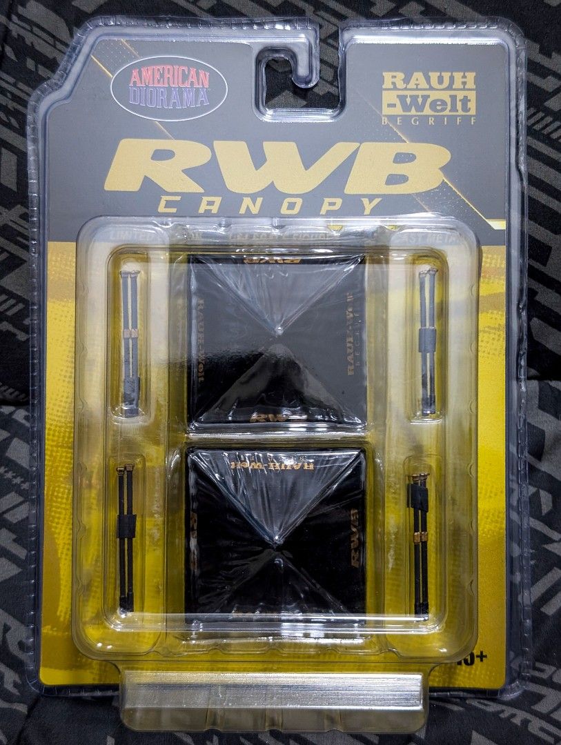 American Diorama RWB Black Canopy Set Limited Edition, Hobbies & Toys ...
