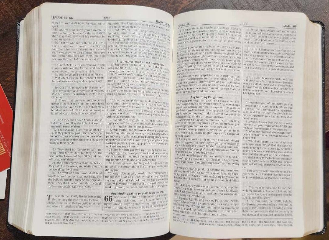 Ang Biblia-King James Version of the Holy Bible Tagalog-English Diglot ...