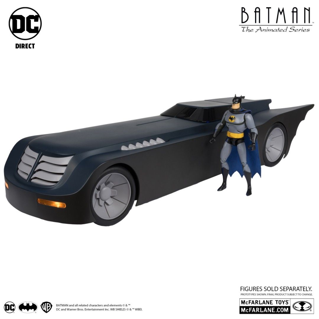 Animated Batmobile BTAS (Batman The Animated Series) / McFarlane Toys ...