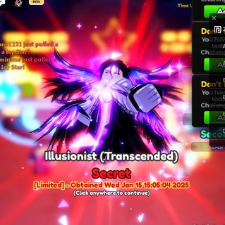 Illusionist (Transcended) / Aizen | Anime Adventures (AA) Christmas ...