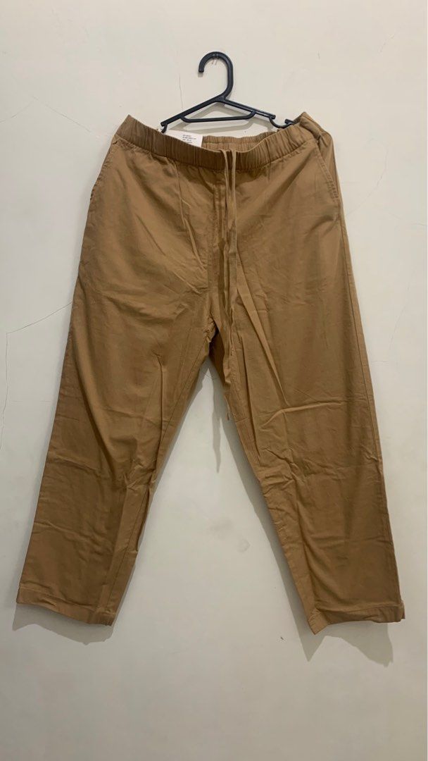 Ankle Pants Uniqlo warna Beige Size XL | Celana Katun | Bukan Zara HnM ...