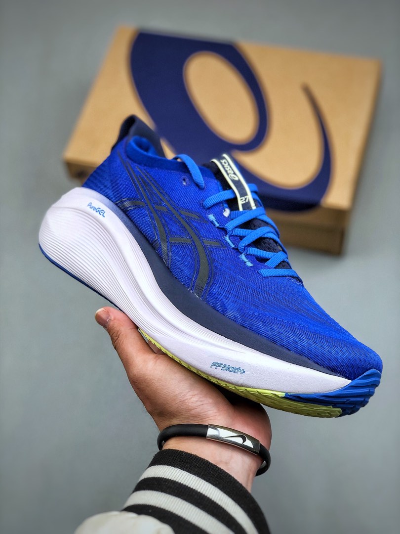 Asics Gel-Nimbus 27 (1011B958-400) Unisex pre-order, Fesyen Pria, Sepatu , Sneakers di Carousell