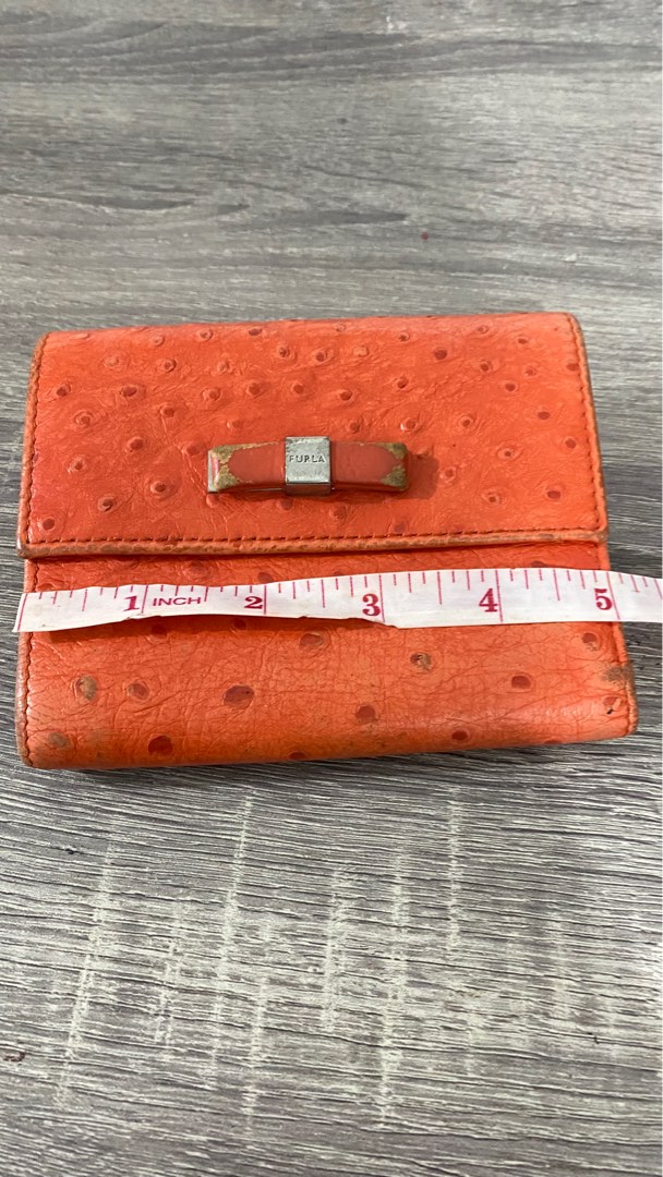 Authentic Furla Ostrich Leather Japan with flaws, Luxury, Bags ...
