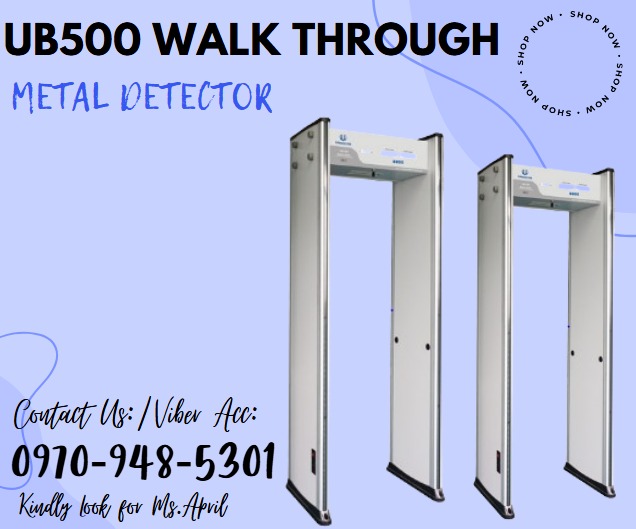 AVAILABLE READY TO PICK UP UB500 WALK THROUGH METAL DETECTOR BRAND NEW ...