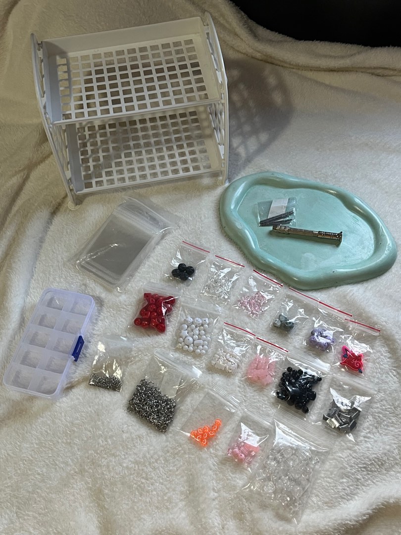 Beads Set - Lamp Organizers Tray Display Rack Hand Drill Clasps ...