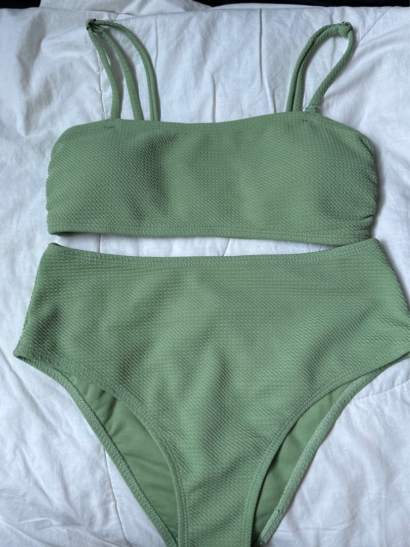 Bench Green Bikini set, Women's Fashion, Swimwear, Bikinis & Swimsuits ...