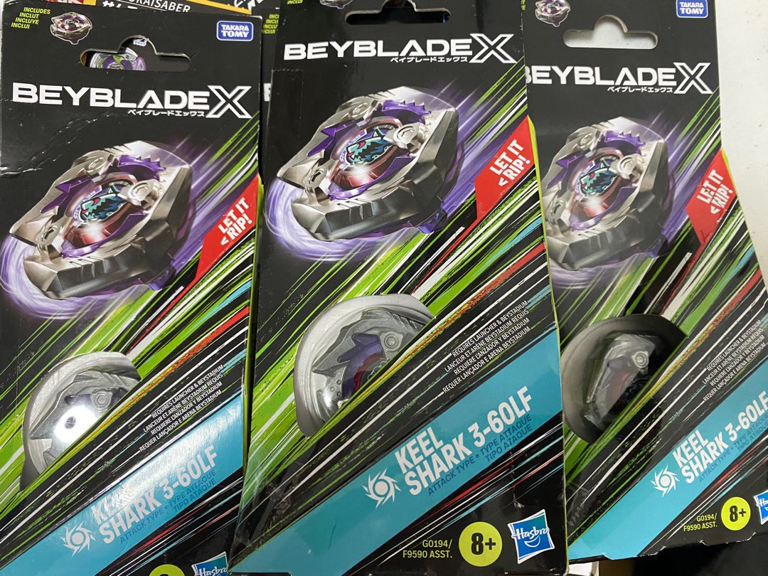 Beyblade X HASBRO Keel Shark (Shark Edge), Hobbies & Toys, Toys & Games ...