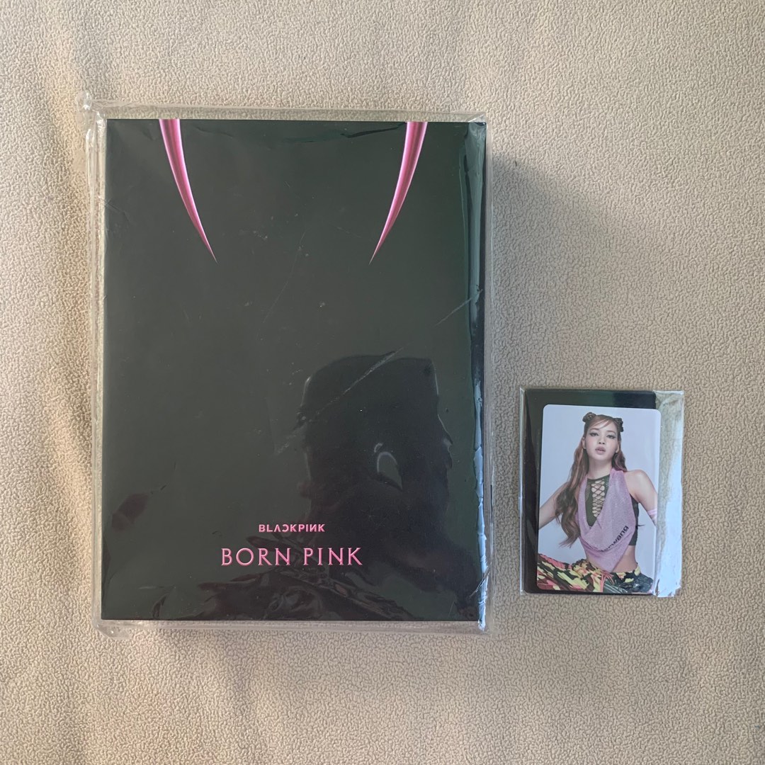 Blackpink [Born pink] Pink ver. (with Lisa pob), Hobbies & Toys ...
