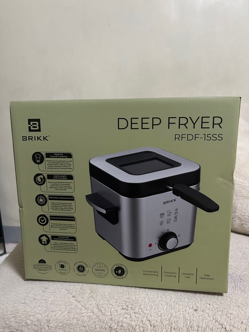 Brikk deep fryer, TV & Home Appliances, Kitchen Appliances, Cookers on ...