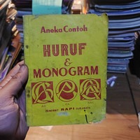 buku lama aneka contoh huruf monogram, Buku & Alat Tulis, Buku di Carousell