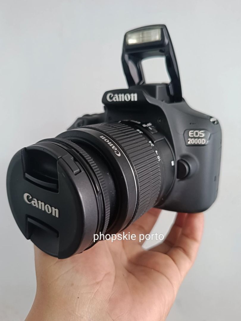 Canon EOS DSLR 2000D with kit lens 24.1 mega pixel built in wifi ...