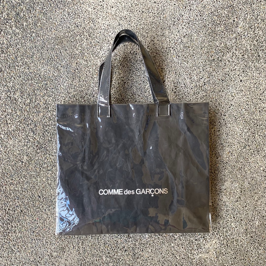 Comme des Garcons CDG PVC Paper Tote Bag, Luxury, Bags & Wallets on ...