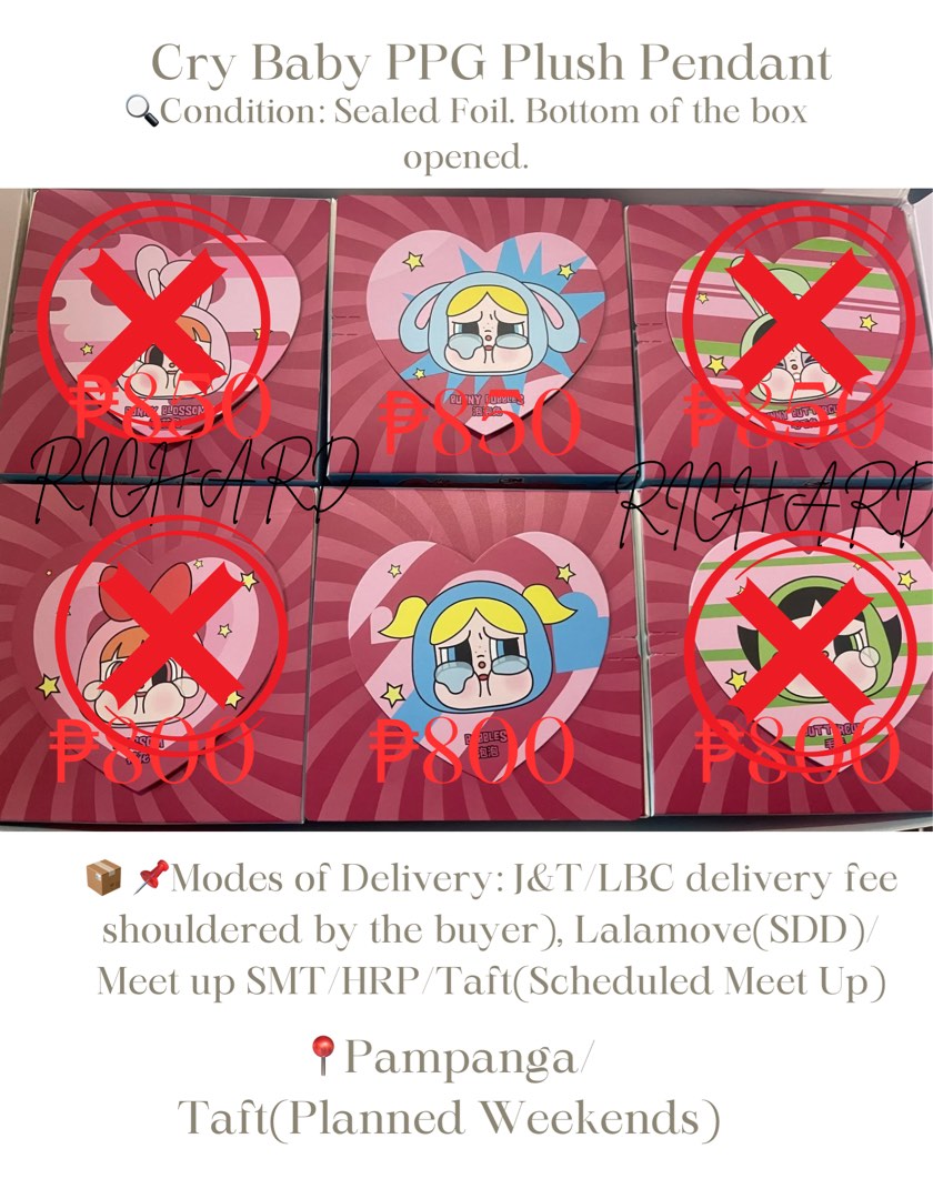 Cry Baby x PPG Plush Pendant (ON HAND) - Bunny Bubbles & Bubbles ...