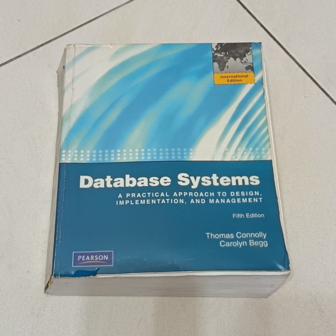 Database Systems - A Practical Approach to Design, Implementation and ...