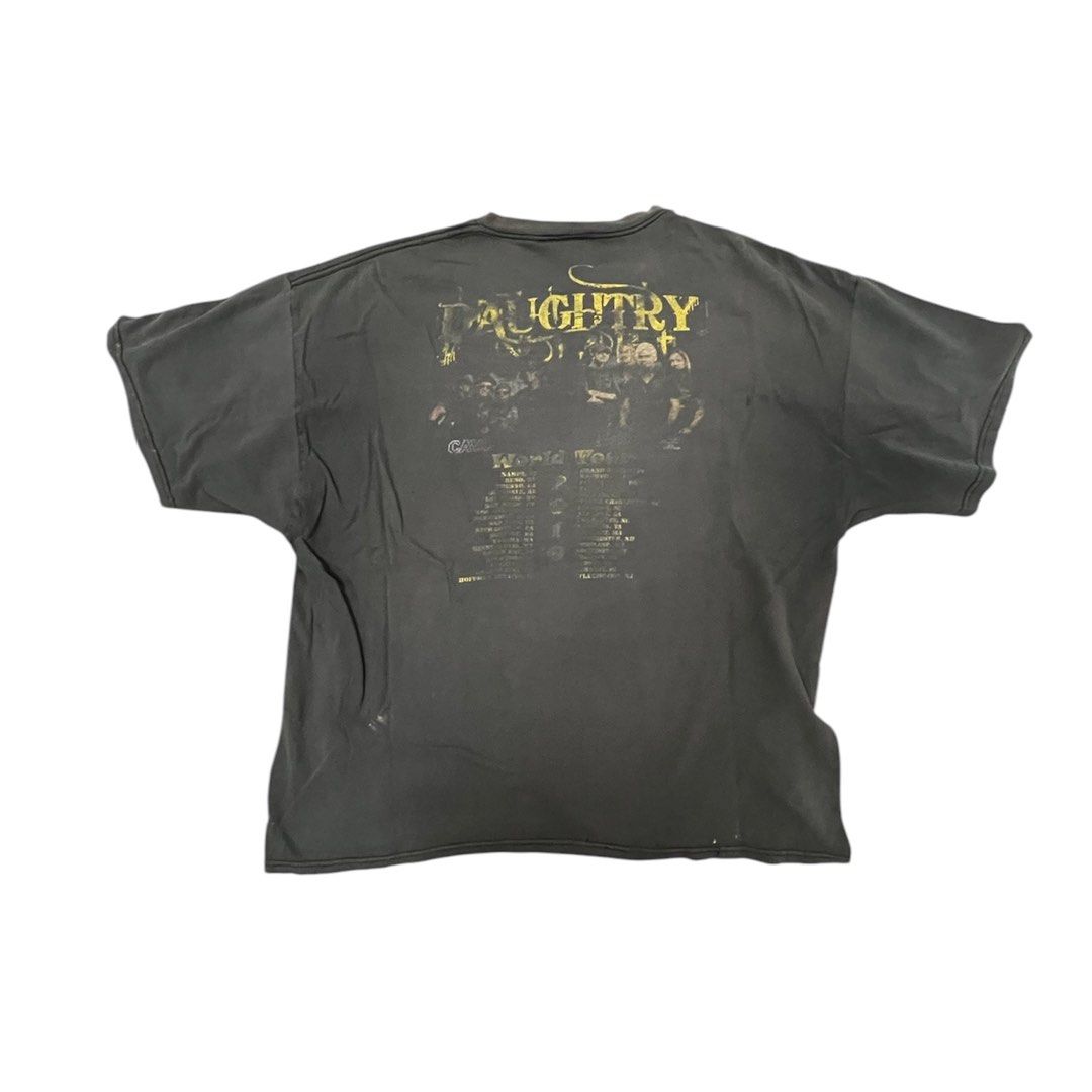 Daughtry Band Lineup World Tour 2010 Vintage Y2K, Men's Fashion, Tops ...