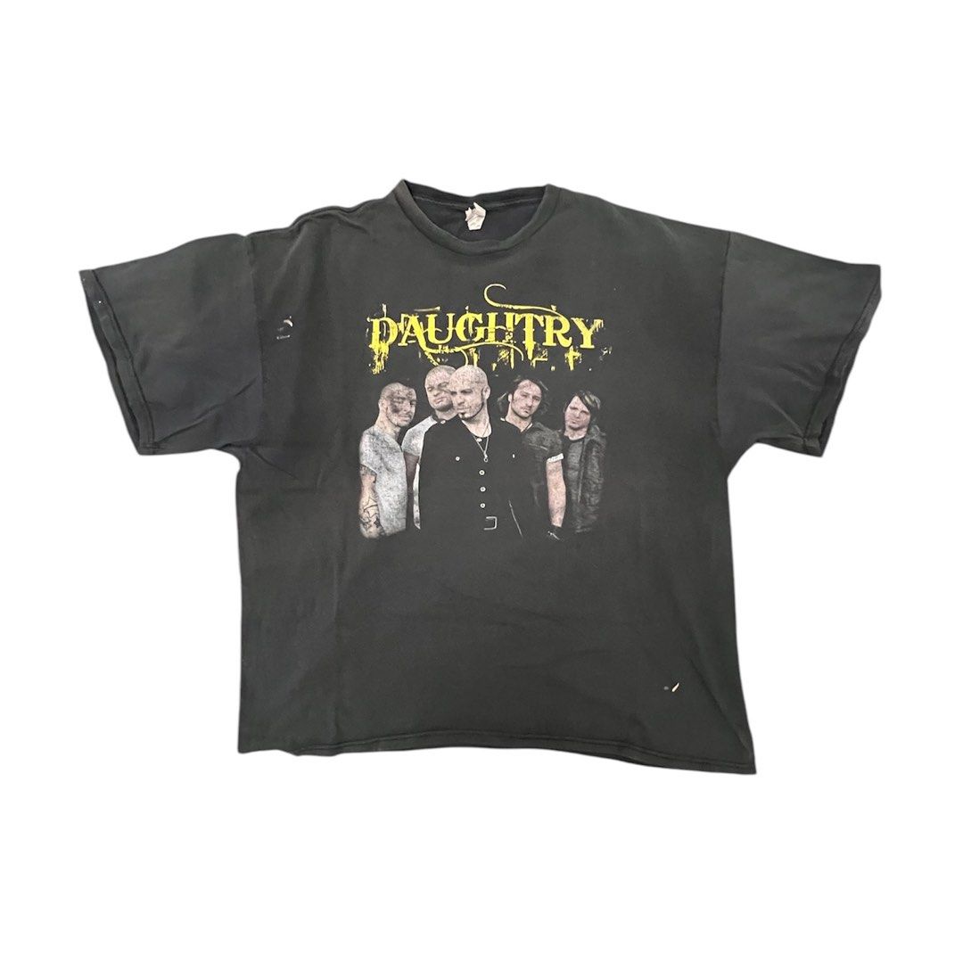 Daughtry Band Lineup World Tour 2010 Vintage Y2K, Men's Fashion, Tops ...