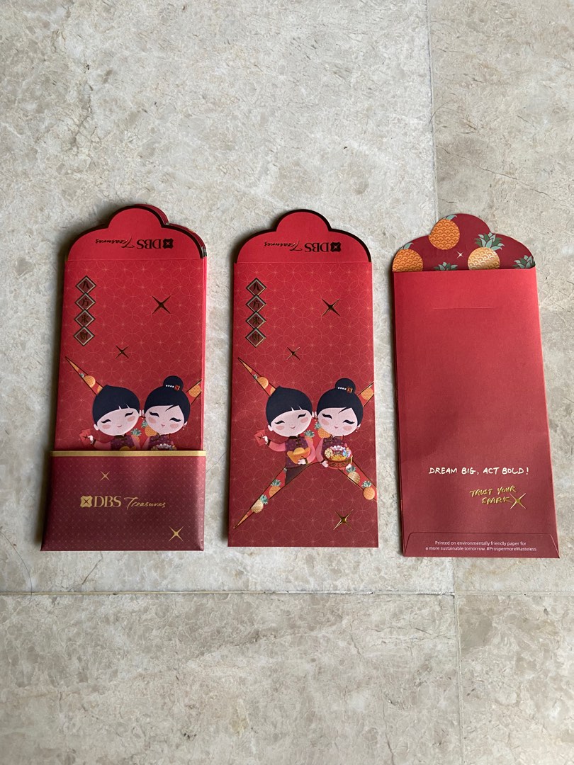 DBS Treasures red packets 2025, Hobbies & Toys, Stationery & Craft, Art ...