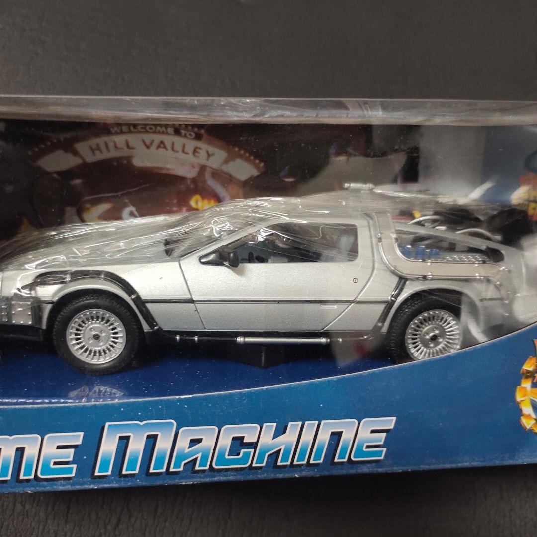 DELOREAN BACK TO THE FUTURE DIE CAST WELLY FIGURE GAME TOYS, Hobbies ...