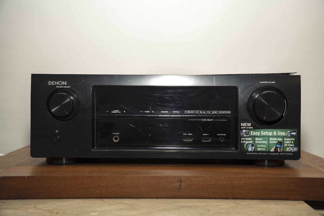 Denon AVR-X1000 5.1 Channel AV Receiver (Used), Audio, Soundbars ...
