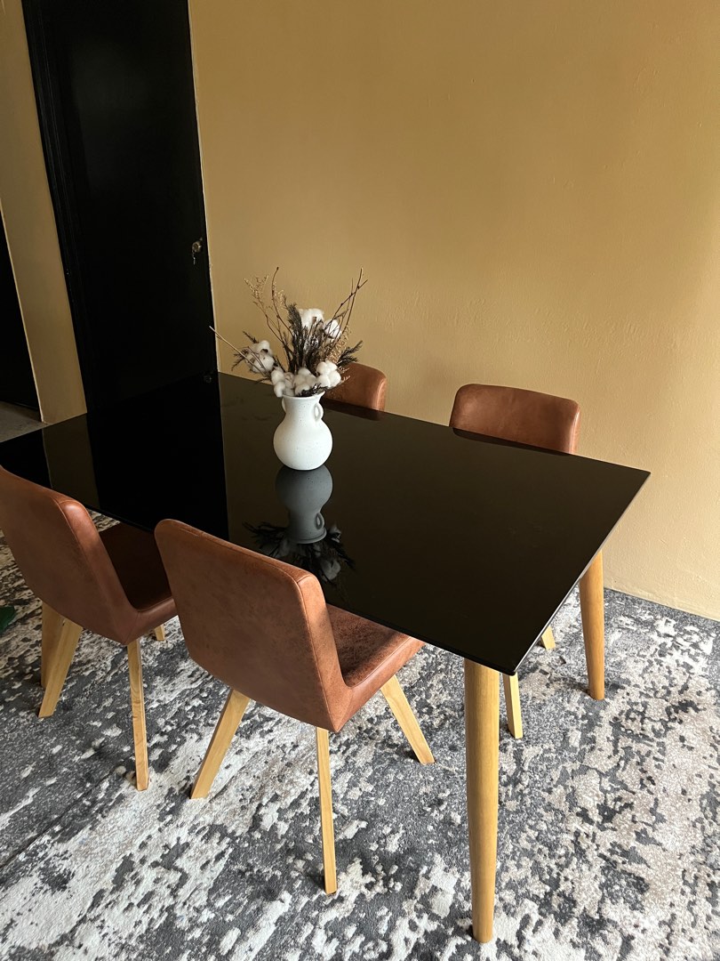 Dining Table kayu, Furniture & Home Living, Furniture, Tables & Sets on ...