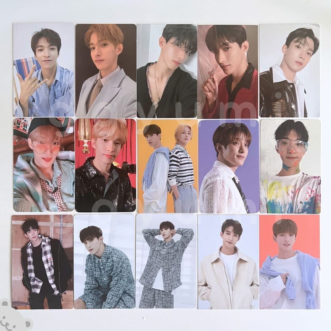 SEVENTEEN DK official merch photocards sold as set (15pcs) svt pc tc dokyeom lee seokmin ...