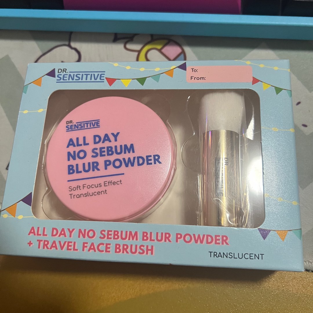 Dr Sensitive All Day No Sebum Blur Powder, Beauty & Personal Care, Face ...