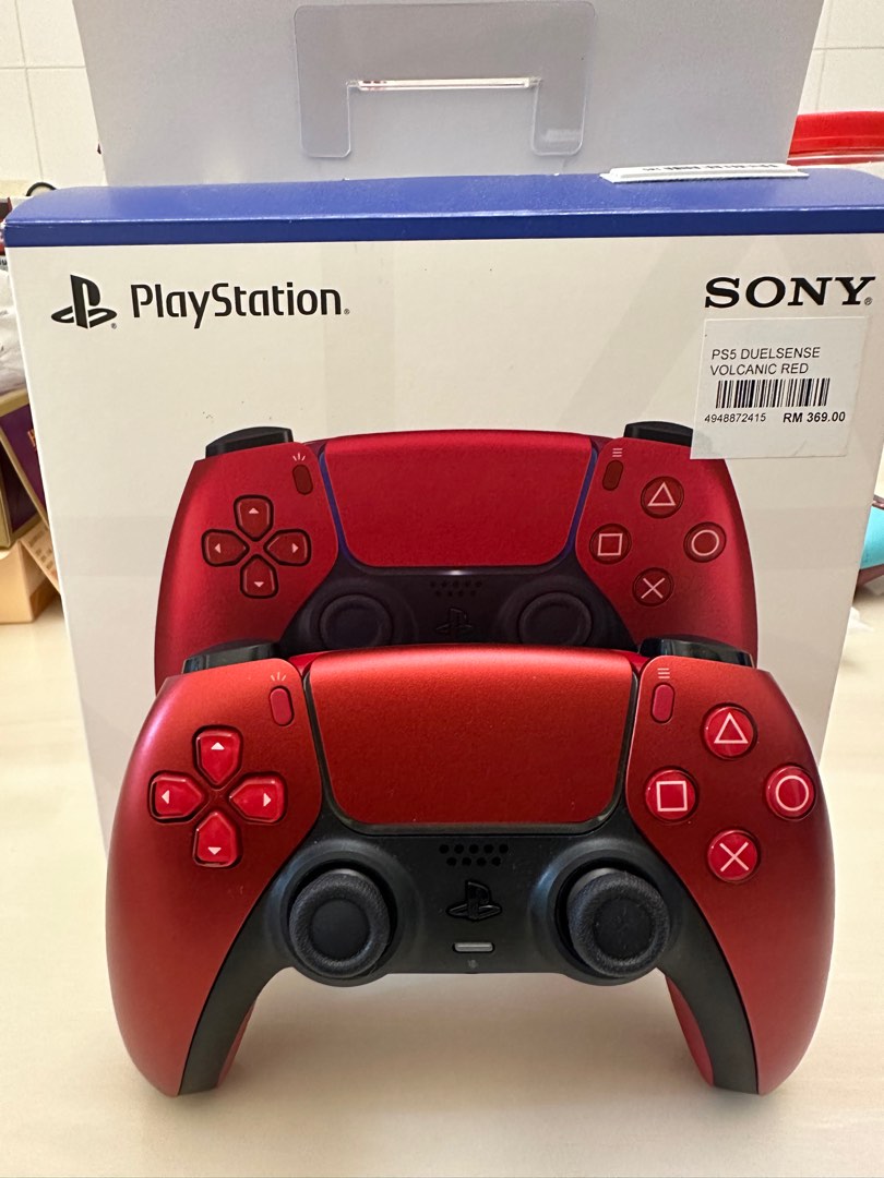 Dualsense PS5 volcanic red, Video Gaming, Gaming Accessories ...