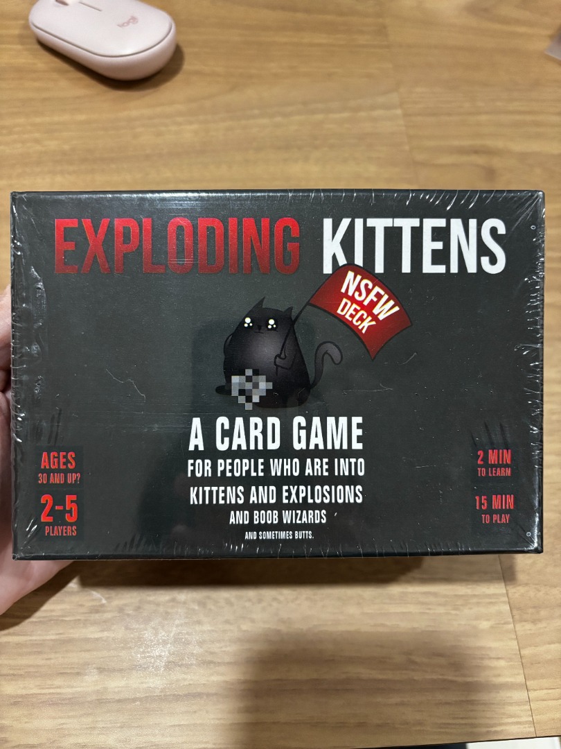 Exploding Kittens NSFW Deck, Hobbies & Toys, Toys & Games on Carousell