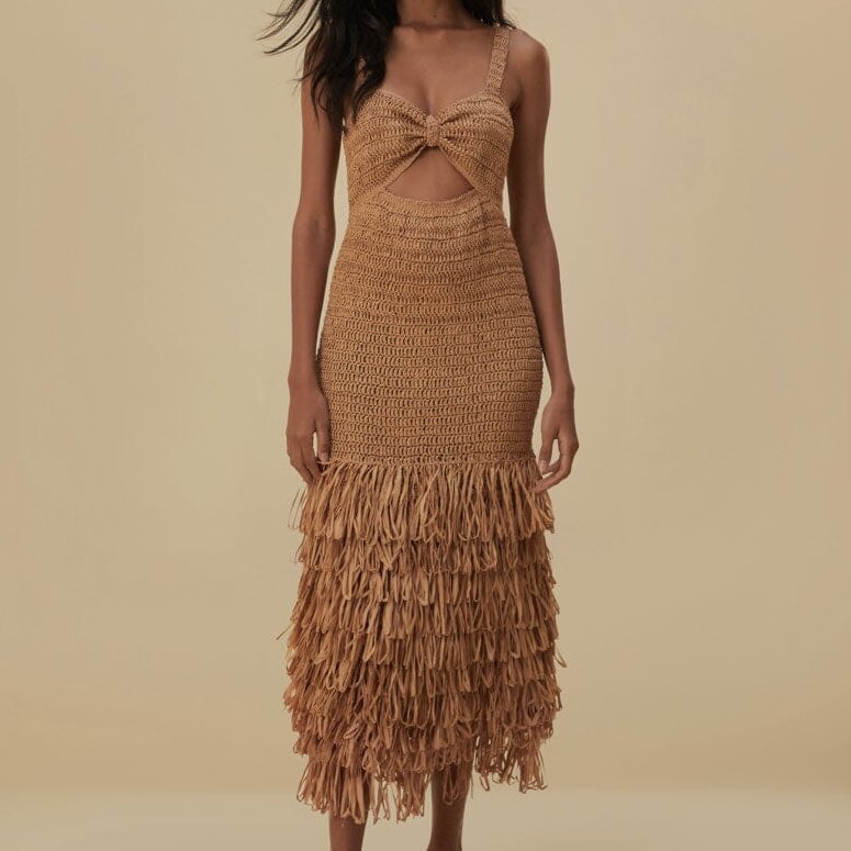 Farm Rio Raffia Dress, Women's Fashion, Dresses & Sets, Dresses on ...