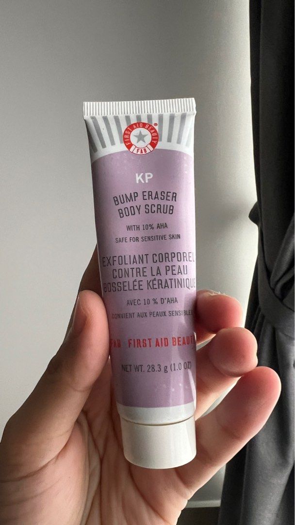 First Aid Beauty KP Bump Eraser | Body scrub with 10% AHA, Beauty ...
