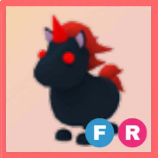 Fly ride Evil Unicorn Adopt me Pets, Hobbies & Toys, Toys & Games on ...