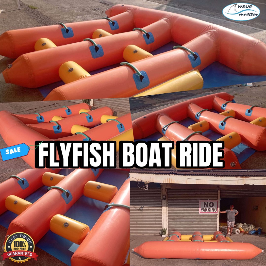 FLYFISH BOAT RIDE !, Sports Equipment, Sports & Games, Water Sports on Carousell