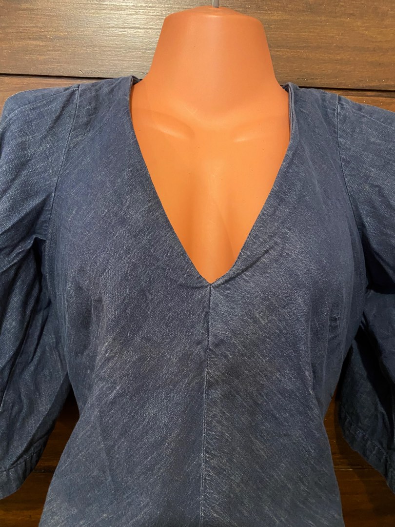French Connection Denim Top, Women's Fashion, Tops, Others Tops on ...