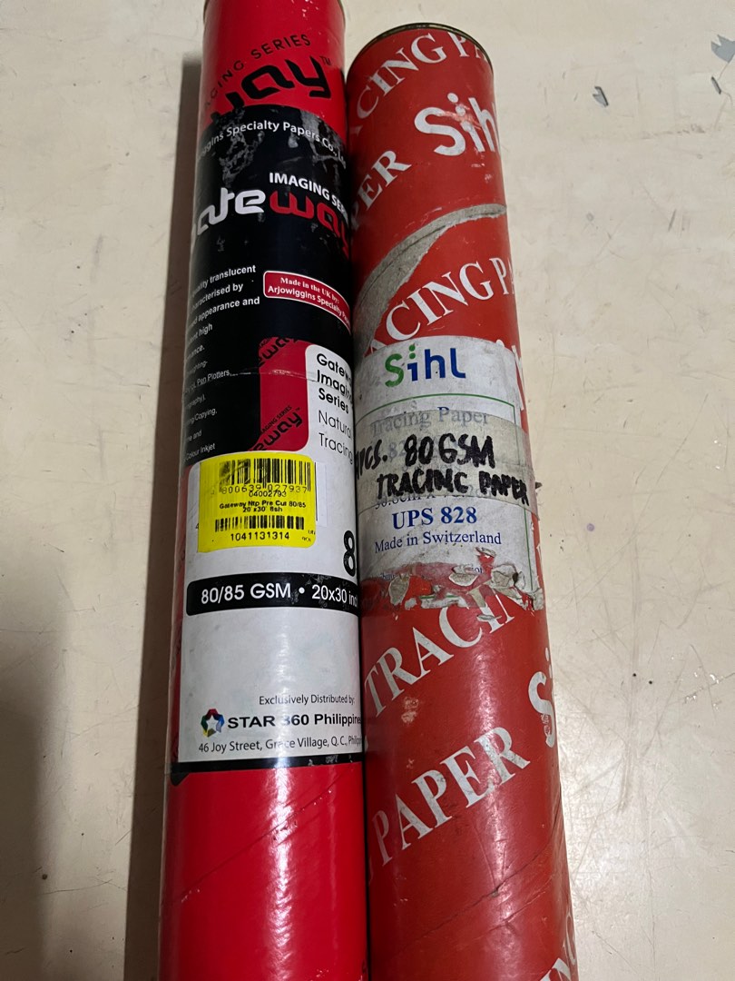 Gateway Tracing Paper (FREE drawing tube), Hobbies & Toys, Stationary ...