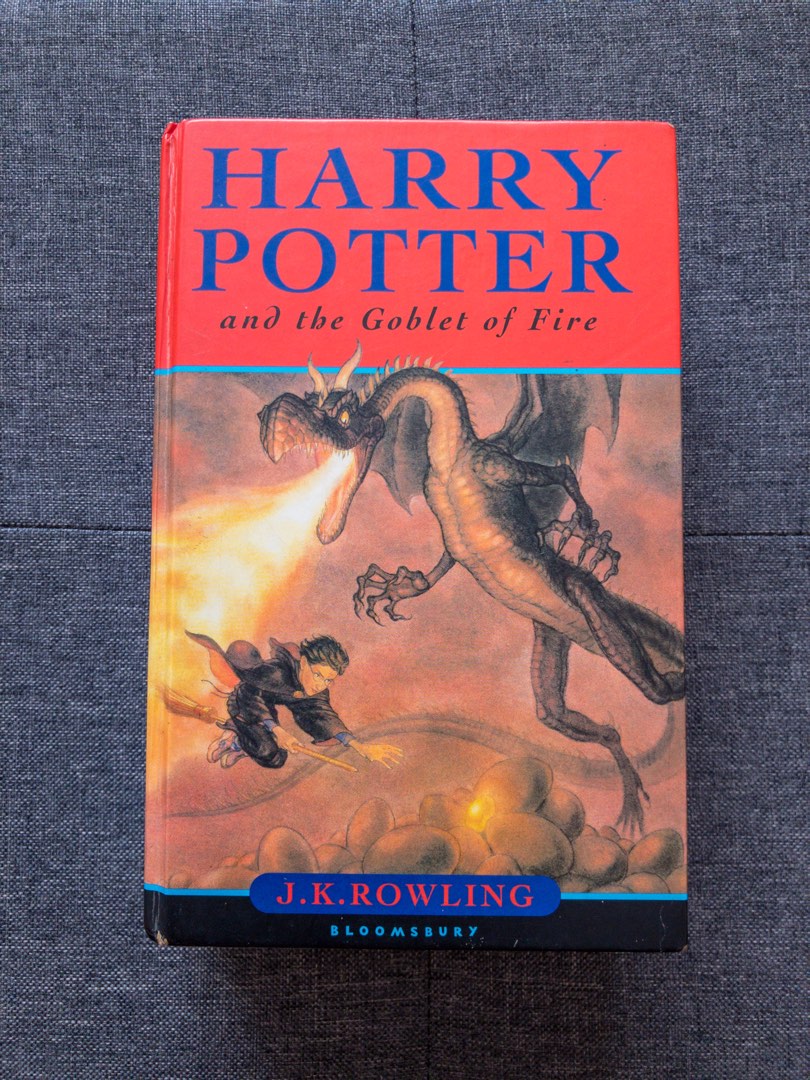 Harry Potter and the Goblet of Fire JK Rowling Hardbound book ...