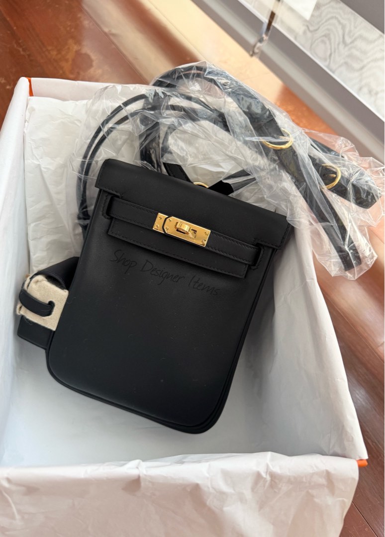 Hermes Kelly Jump Black GHW, Luxury, Bags & Wallets on Carousell