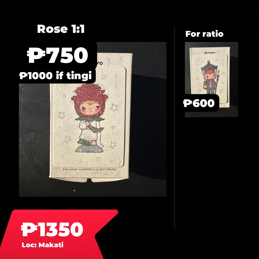 Hirono Rose with Ratio, Hobbies & Toys, Toys & Games on Carousell